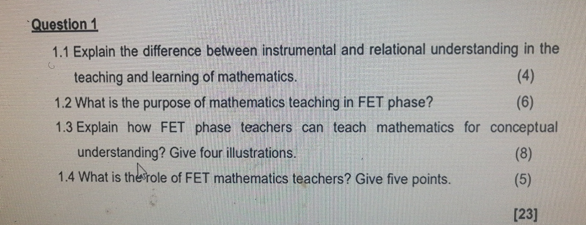 Solved Question 11.1 ﻿Explain the difference between | Chegg.com