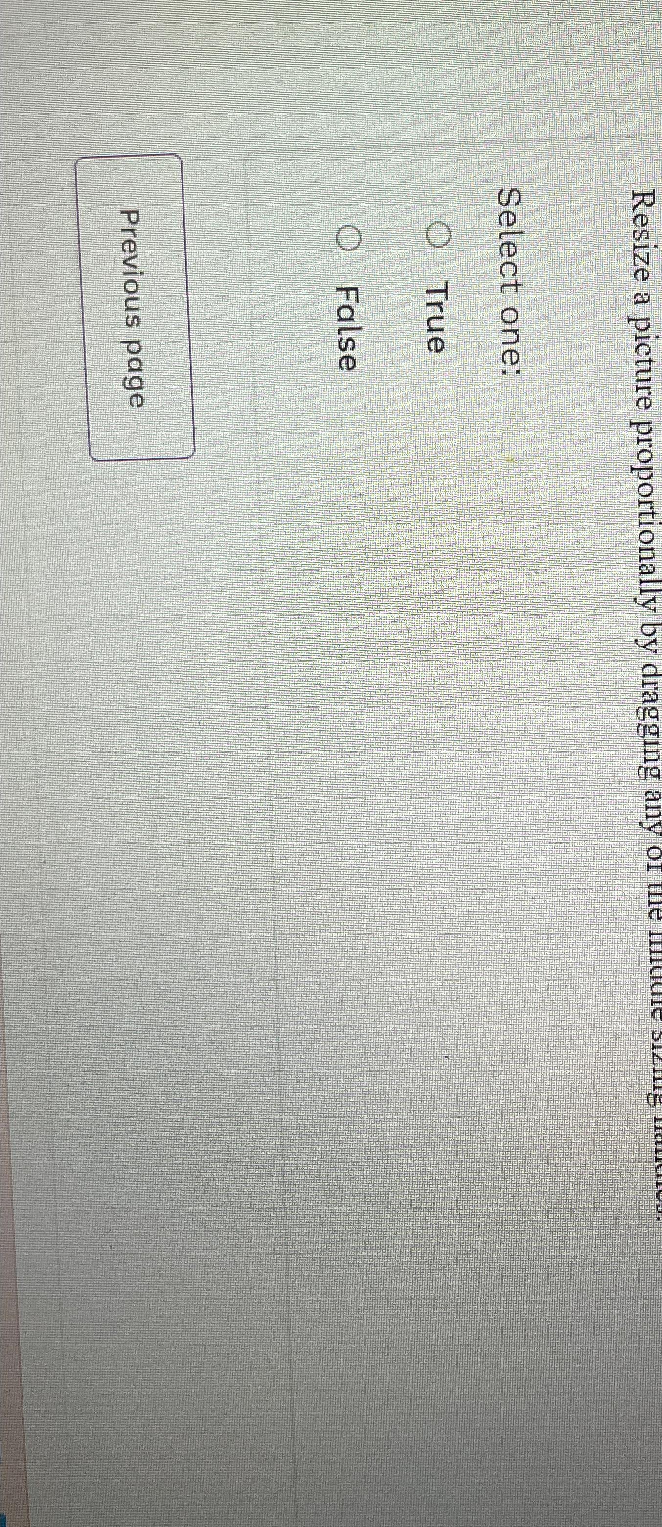Solved Select one:TrueFalsePrevious page | Chegg.com