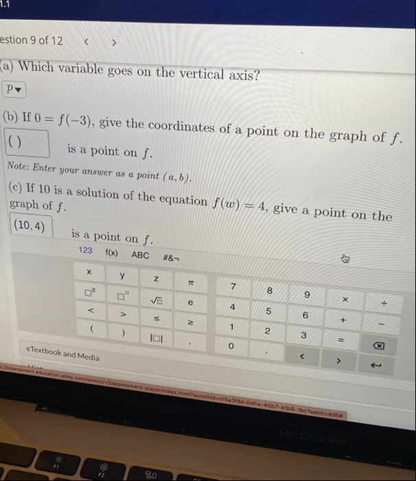 Solved estion 9 of 12 a) Which variable goes on the vertical | Chegg.com