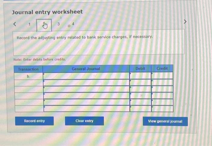 Solved Journal entry worksheet Record the adjusting entry | Chegg.com