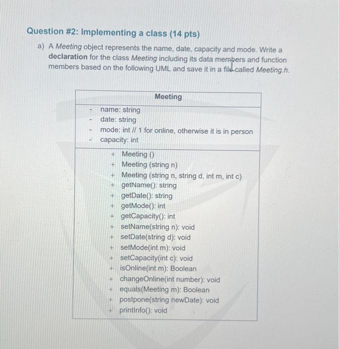 Solved In C++, need .cpp files . Please show at outputs in | Chegg.com