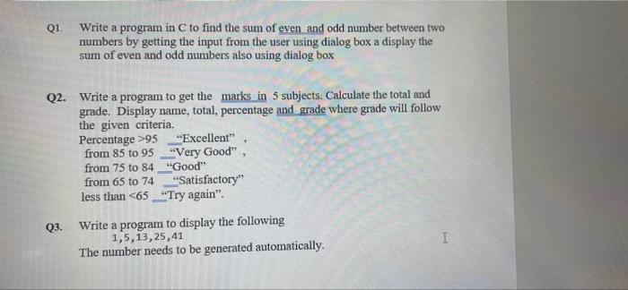 Solved USING C program ( full screen + output ) clear cods . | Chegg.com