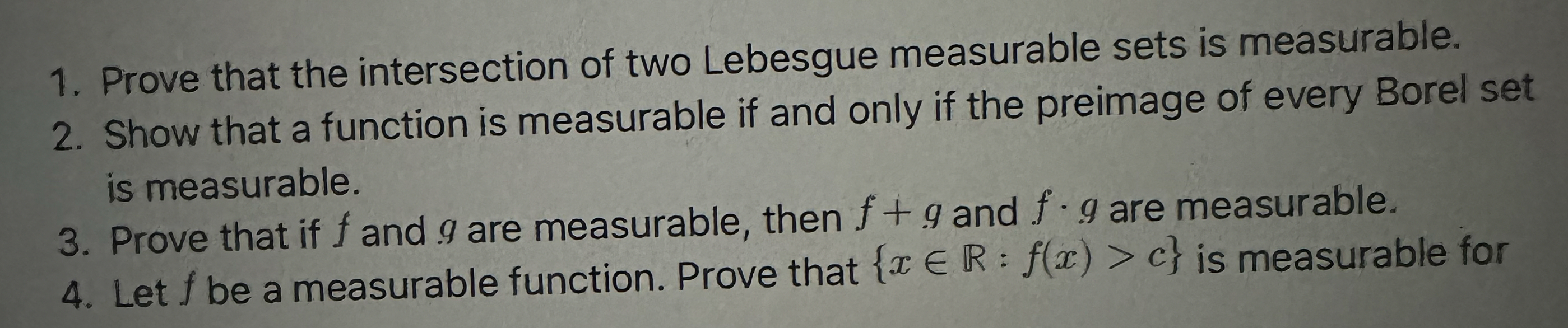 Solved Prove that the intersection of two Lebesgue | Chegg.com Solved Prove that the intersection of two Lebesgue | Chegg.com
