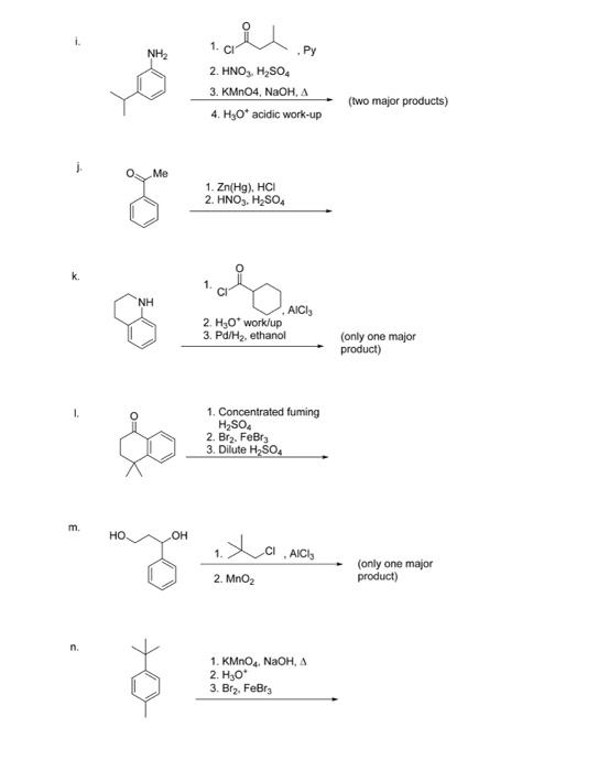 1. Predict the major product(s). If there is no | Chegg.com