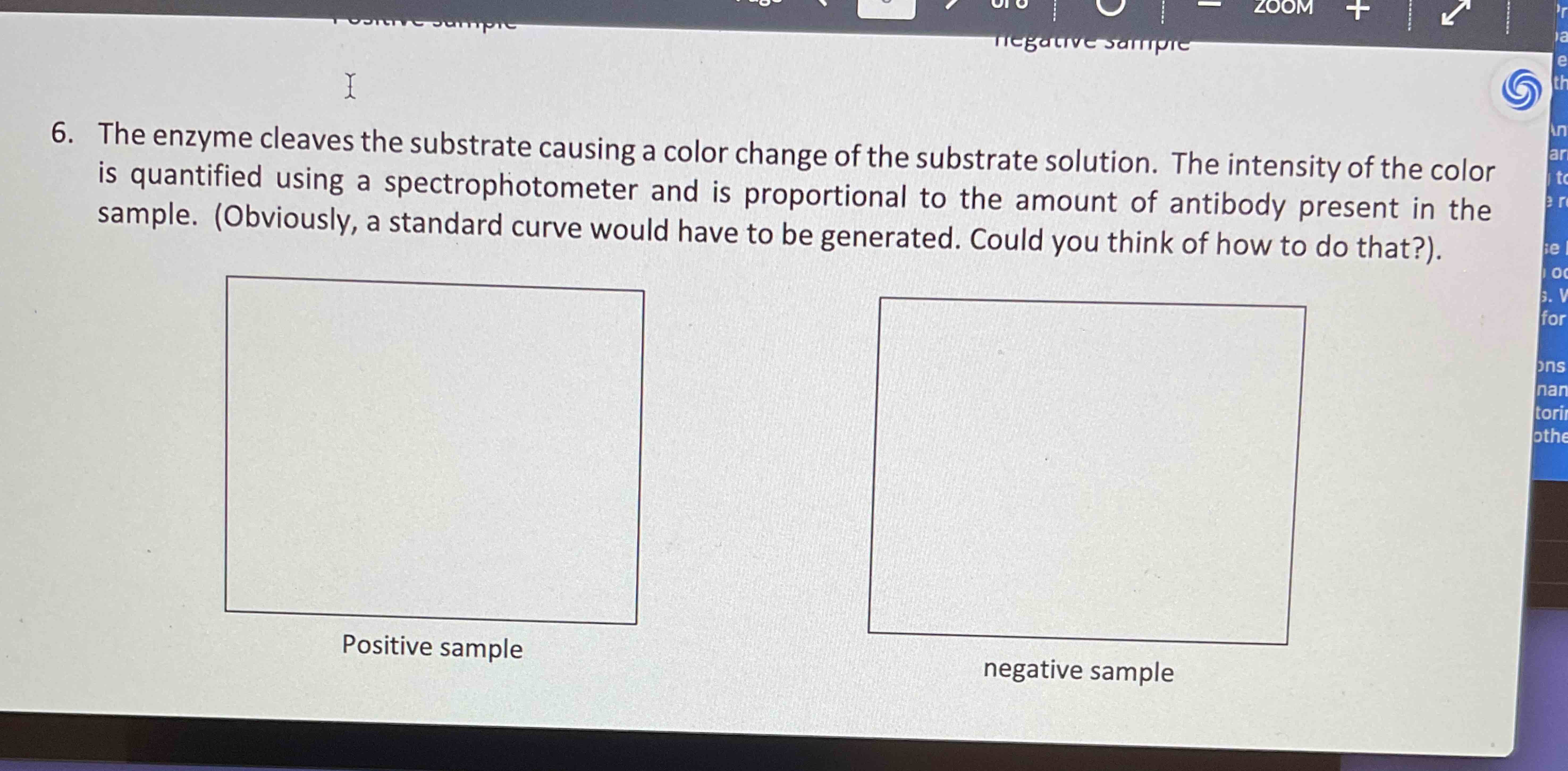 Solved 6. ﻿The enzyme cleaves the substrate causing a color | Chegg.com