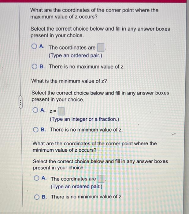 Solved Solve the linear programming problem. What is the | Chegg.com