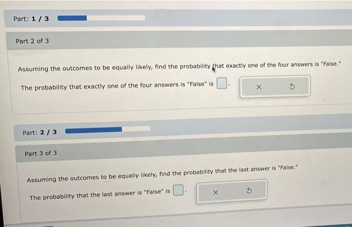 Solved True-false exam: A section of an exam contains four | Chegg.com Solved True-false exam: A section of an exam contains four | Chegg.com