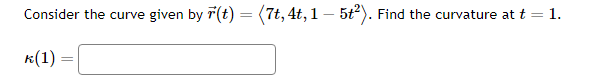 Solved Consider the curve given by | Chegg.com