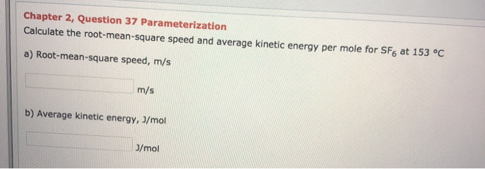 Solved Chapter 2, Question 37 Parameterization Calculate the | Chegg.com