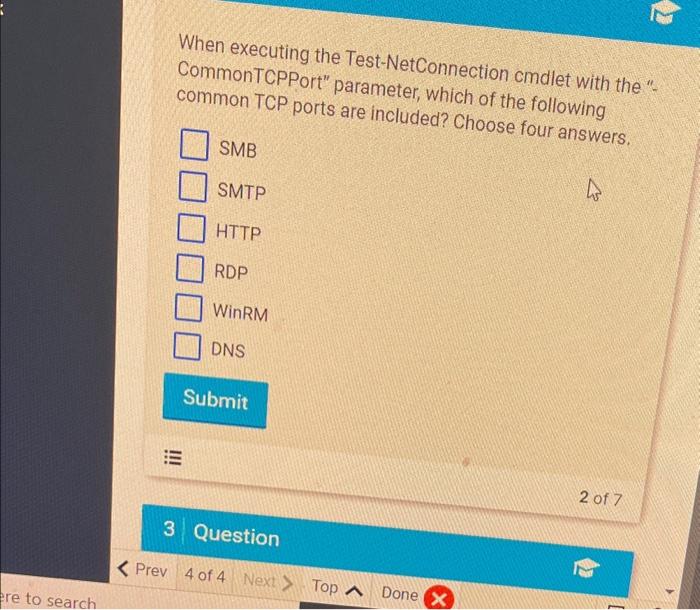 Solved When Executing The Test Netconnection Cmdlet With The