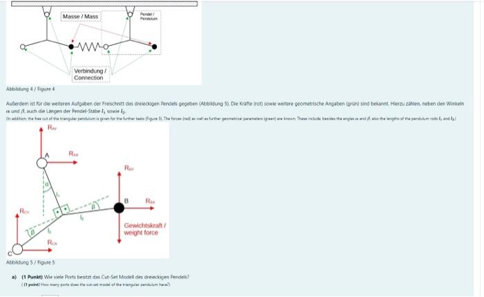 Masse / Mass POUR wo w Verbindung Connection | Chegg.com