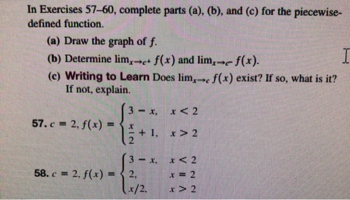 Solved In Exercises 57–60, complete parts (a), (b), and (c) | Chegg.com