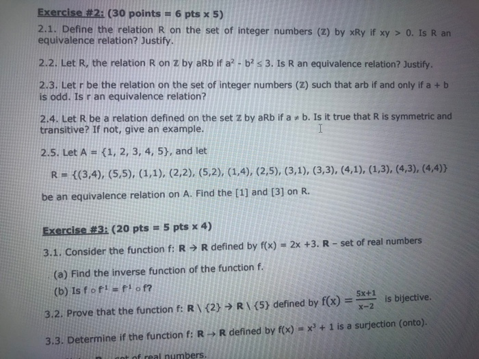 Solved Exercise #2: (30 points = 6 pts x 5) 2.1. Define the | Chegg.com Solved Exercise #2: (30 points = 6 pts x 5) 2.1. Define the | Chegg.com