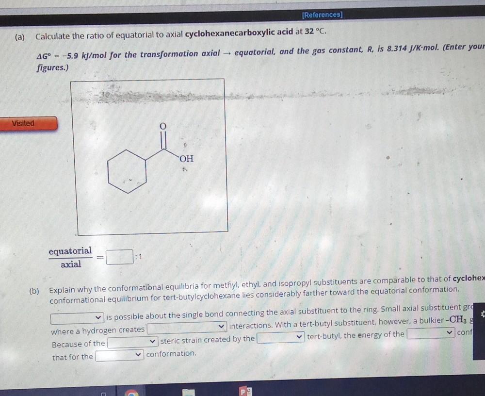 Solved (a) Calculate the ratio of equatorial to axial | Chegg.com