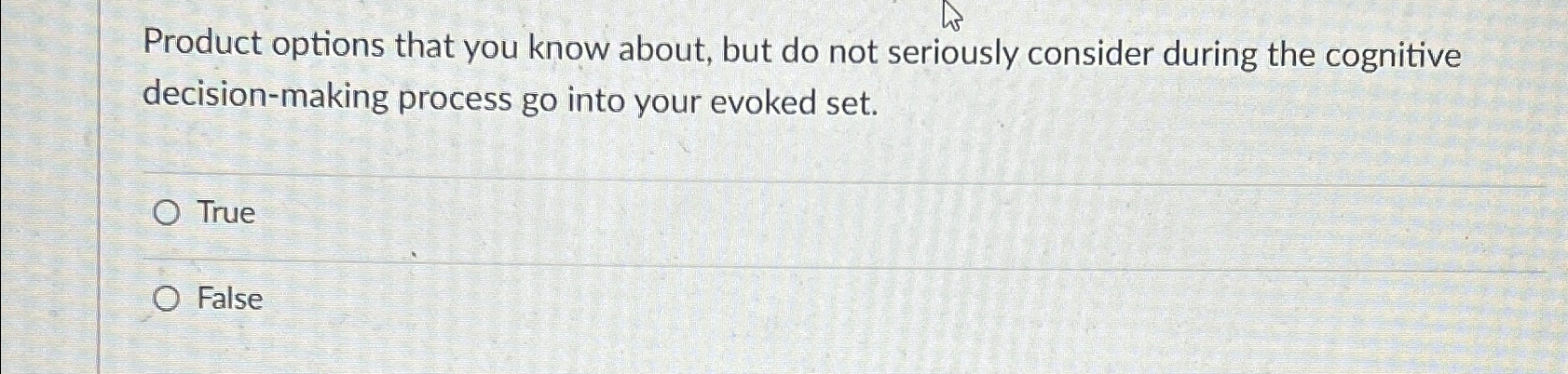 Solved Product options that you know about, but do not | Chegg.com