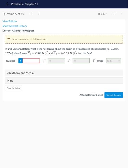 Solved In unit-vector notation, what is the net torque about | Chegg.com