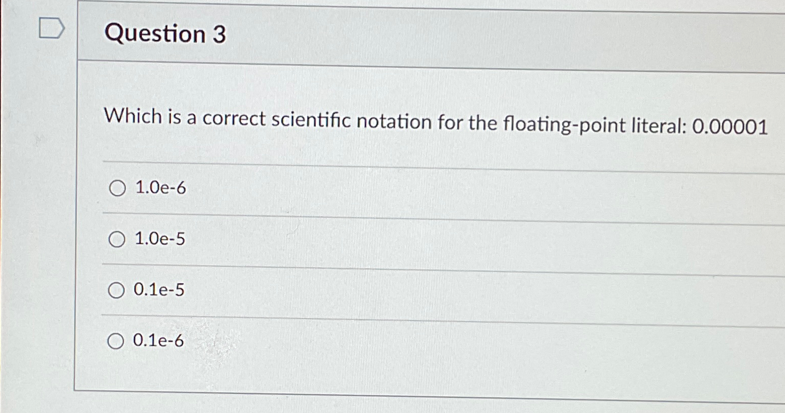 Solved Question 3Which is a correct scientific notation for | Chegg.com