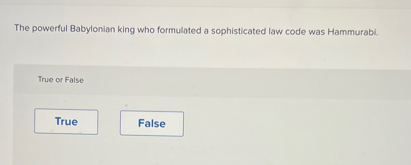 Solved The powerful Babylonian king who formulated a | Chegg.com
