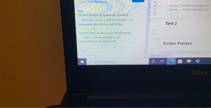 Solved Modifying a Local Function instructions are in the | Chegg.com