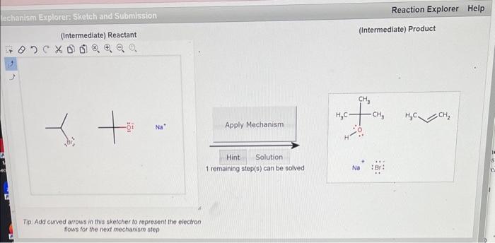 Solved (Intermediate) Product Tip. Add curved arrows in this | Chegg.com