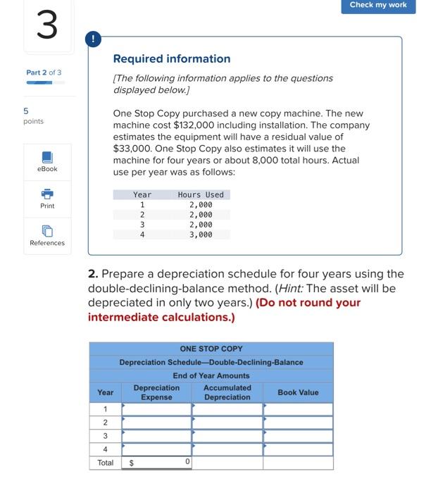 Solved Required information [The following information | Chegg.com