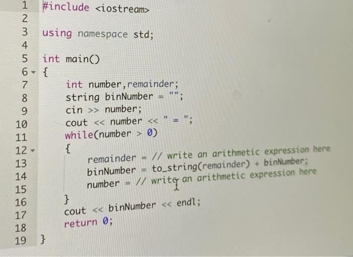 Solved WNP 111. 1 #include 2 3 using namespace std; 4 5 int | Chegg.com