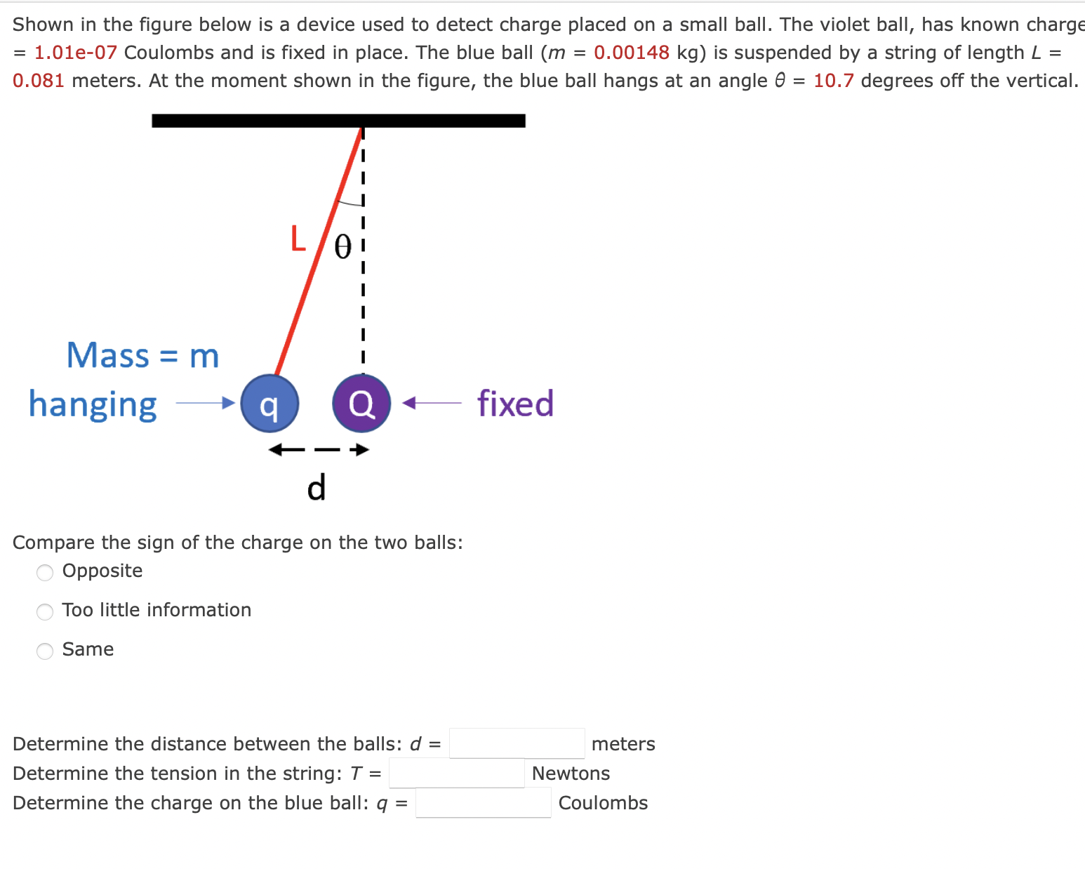 Solved Shown in the figure below is a device used to detect | Chegg.com