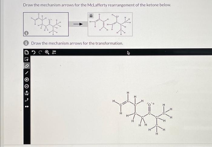 Solved Draw the mechanism arrows for the McLafferty | Chegg.com