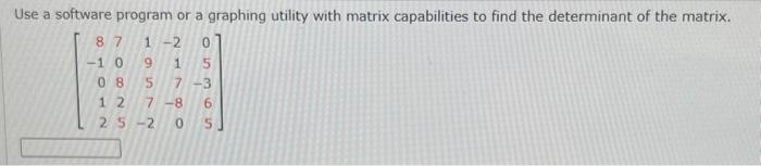 Solved Use a software program or a graphing utility with | Chegg.com
