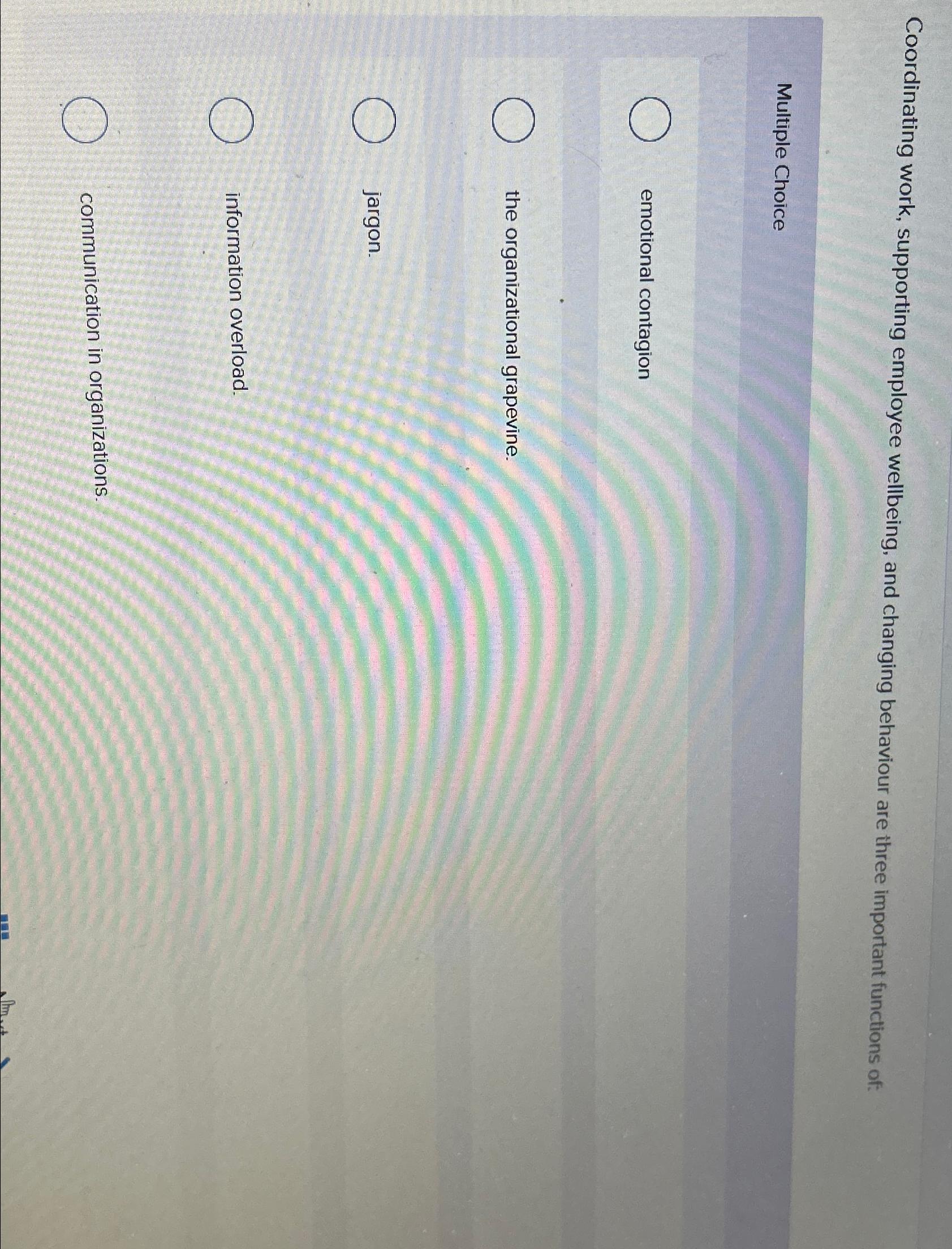 Solved Coordinating work, supporting employee wellbeing, and | Chegg.com