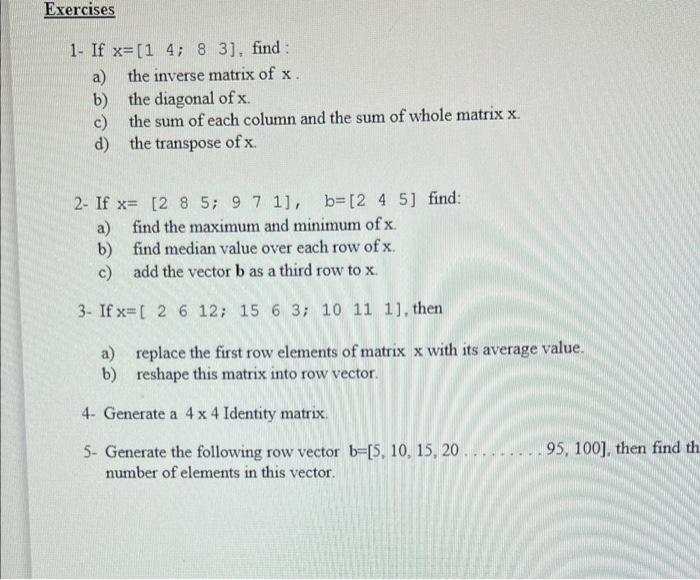 Solved Exercises 1. Use edit command to edit the dct | Chegg.com