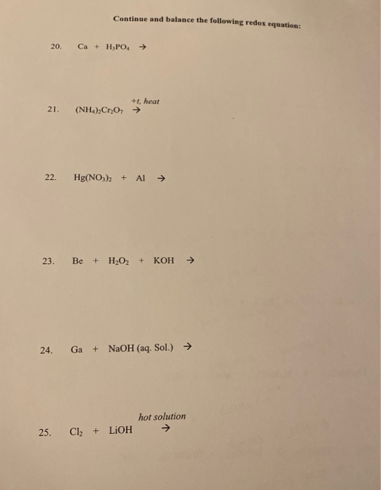 Solved 18. Mg(MnO4)2 → MgMnO4 + MnO2 + 021 19. NO2 + Ba(OH)2 | Chegg.com