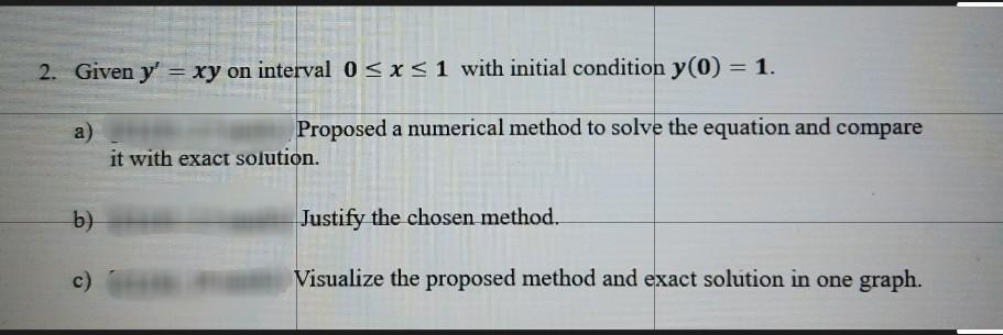 Solved BY USING "MATHEMATICA" (NOTT PYTHON OR ANY OTHER | Chegg.com
