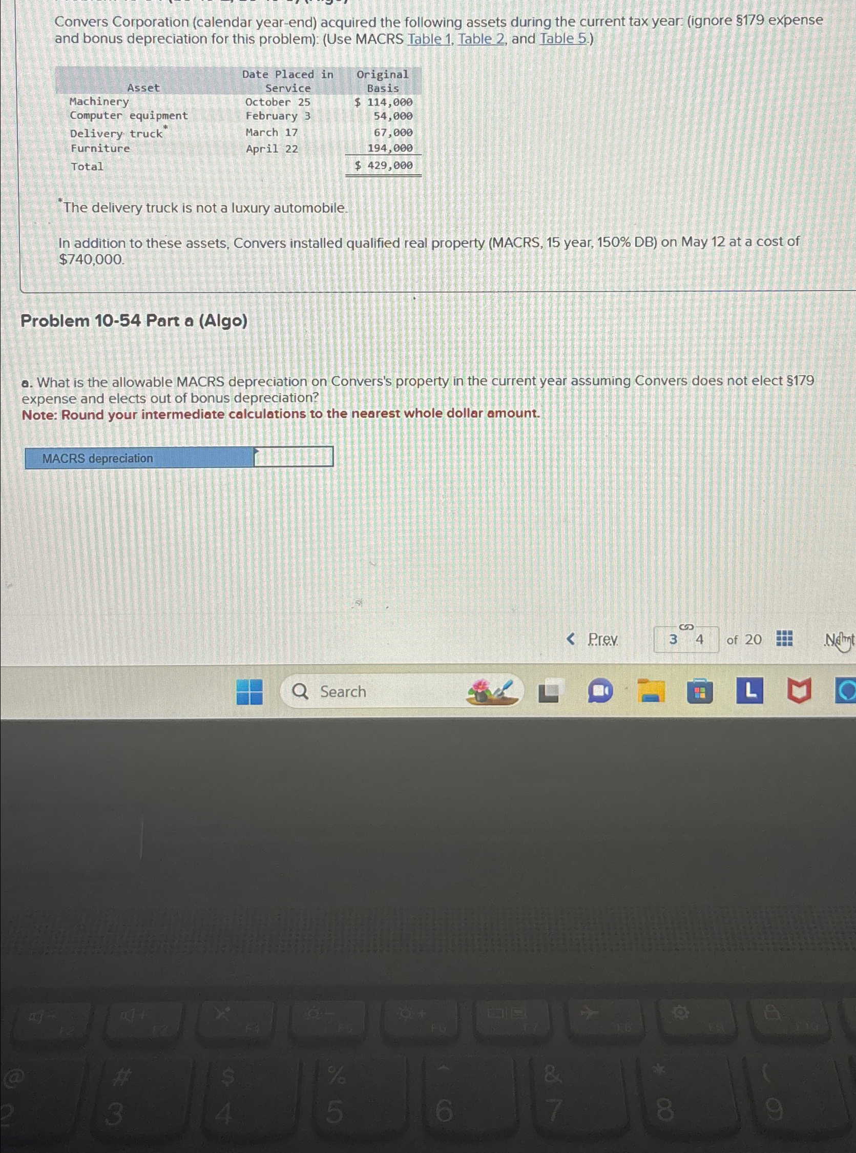 Solved Convers Corporation (calendar year-end) ﻿acquired the | Chegg.com