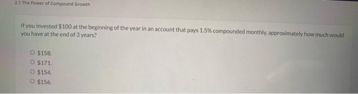 Solved If you invested $100 at the beginning of the year in | Chegg.com