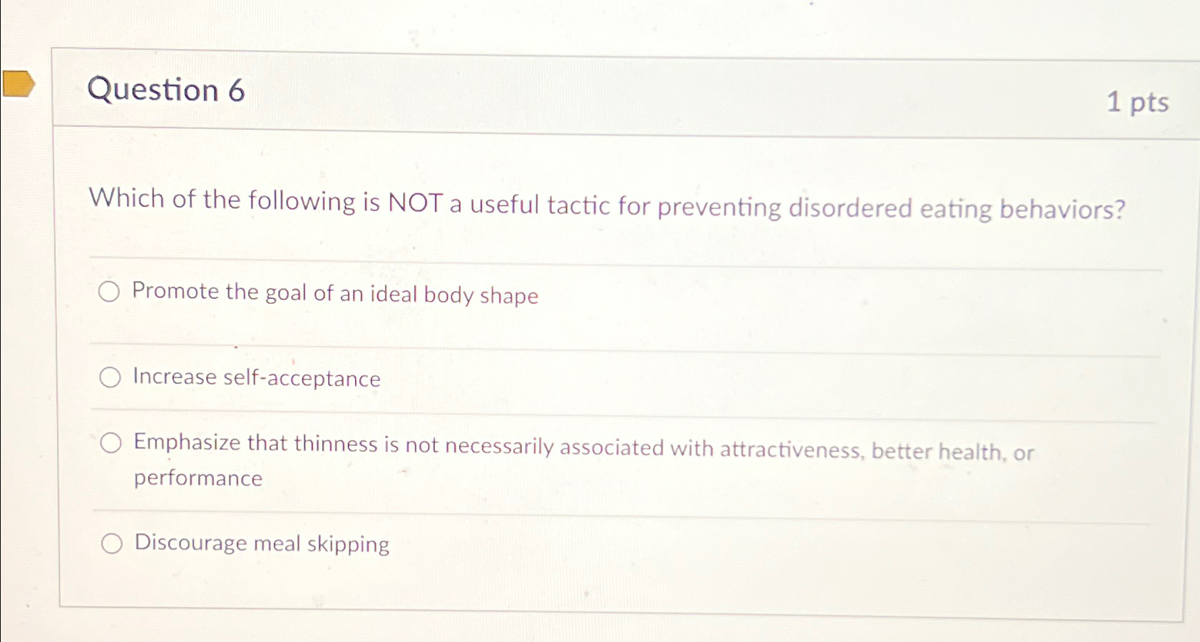 Solved Question 61 ﻿ptsWhich of the following is NOT a | Chegg.com