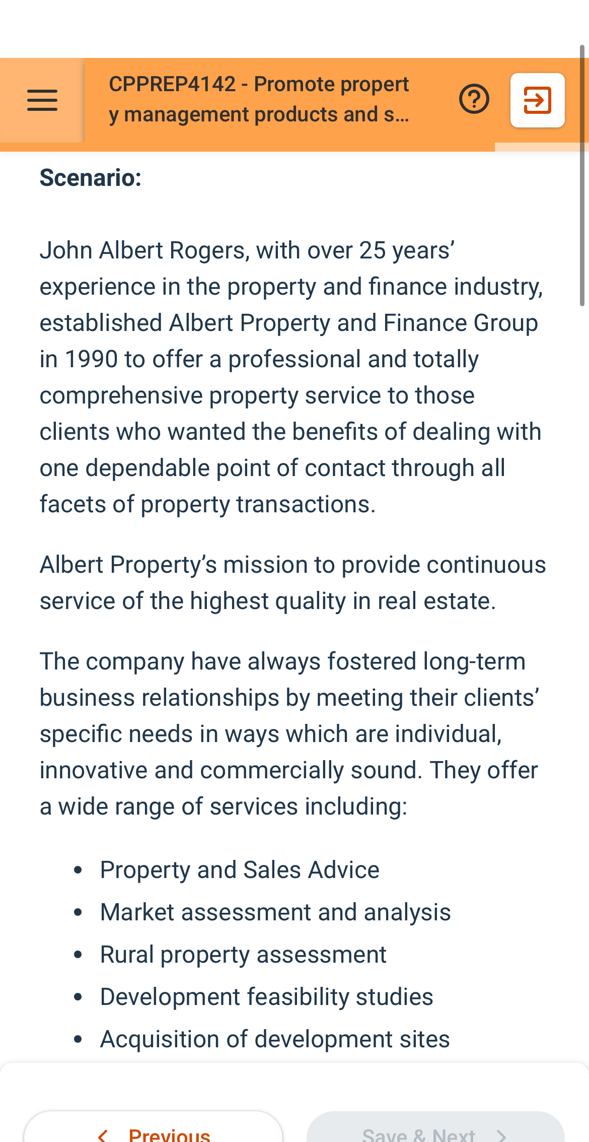 Solved CPPREP4142 - ﻿Promote propert y management products | Chegg.com