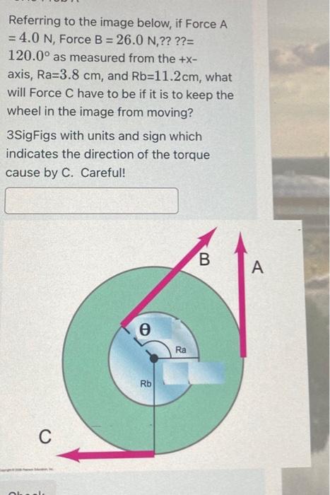 Solved Referring to the image below, if Force A = 4.0 N, | Chegg.com