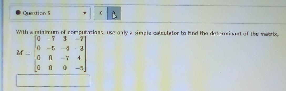 Solved With a minimum of computations, use only a simple | Chegg.com