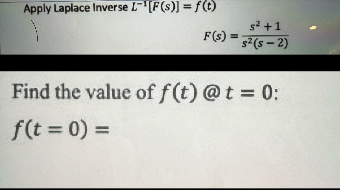Solved Apply Laplace Inverse | Chegg.com