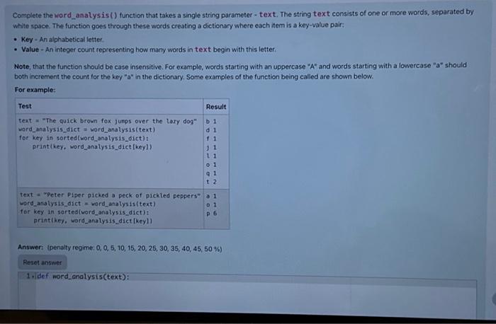 Solved Complete the ward_analysis () function that takes a | Chegg.com