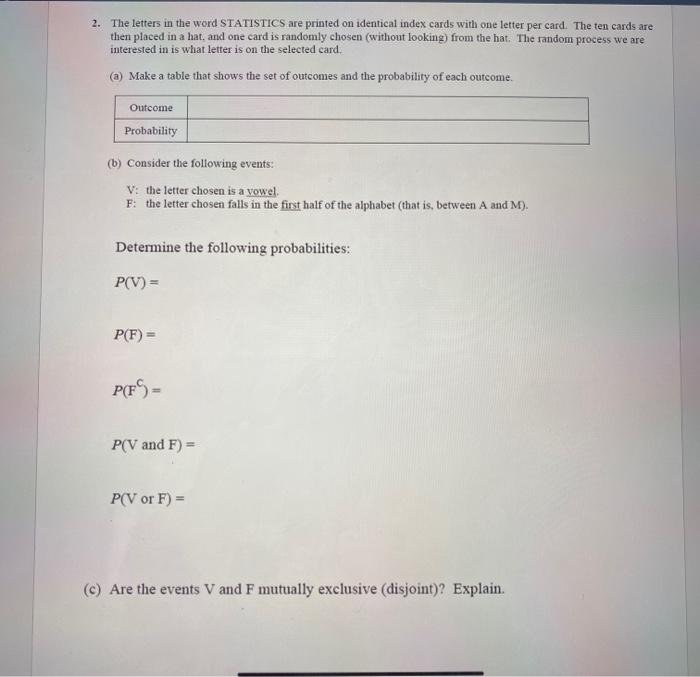 Solved Page 2 & AP Statistics Quiz 5.2 Name: 1. A | Chegg.com