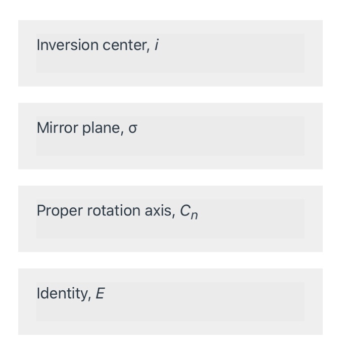 Solved Select all that apply Inversion center, i Mirror | Chegg.com