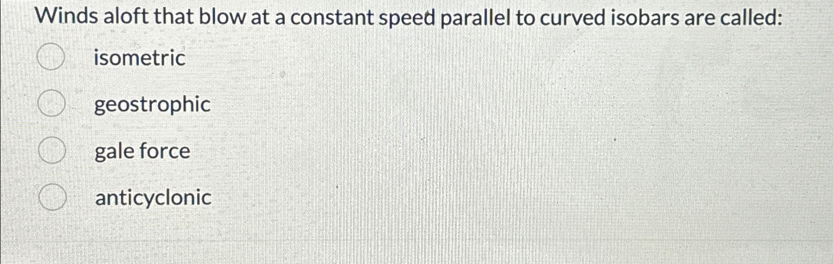 Solved Winds aloft that blow at a constant speed parallel to | Chegg.com