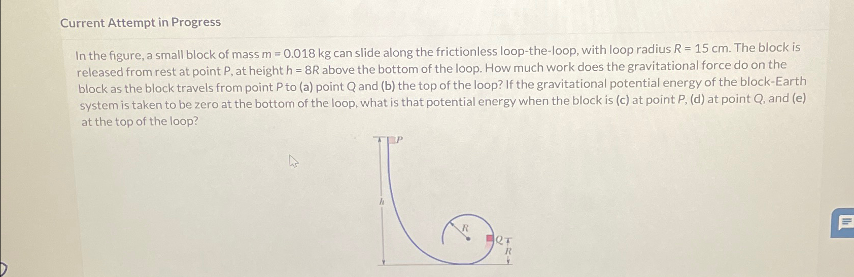 Solved Current Attempt in ProgressIn the figure, a small | Chegg.com
