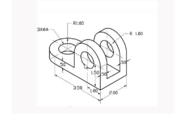 Solved draw in creo (upload file) | Chegg.com