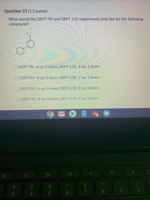 Solved what would the dept-90 and dept-135 experiments look | Chegg.com
