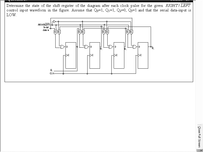 Solved Determine the state of the shift register of the | Chegg.com