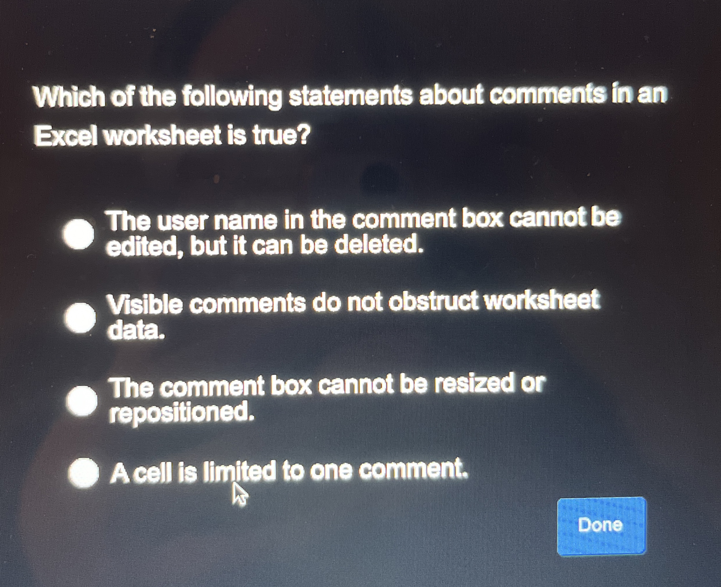 Solved Which of the following statements about comments in | Chegg.com