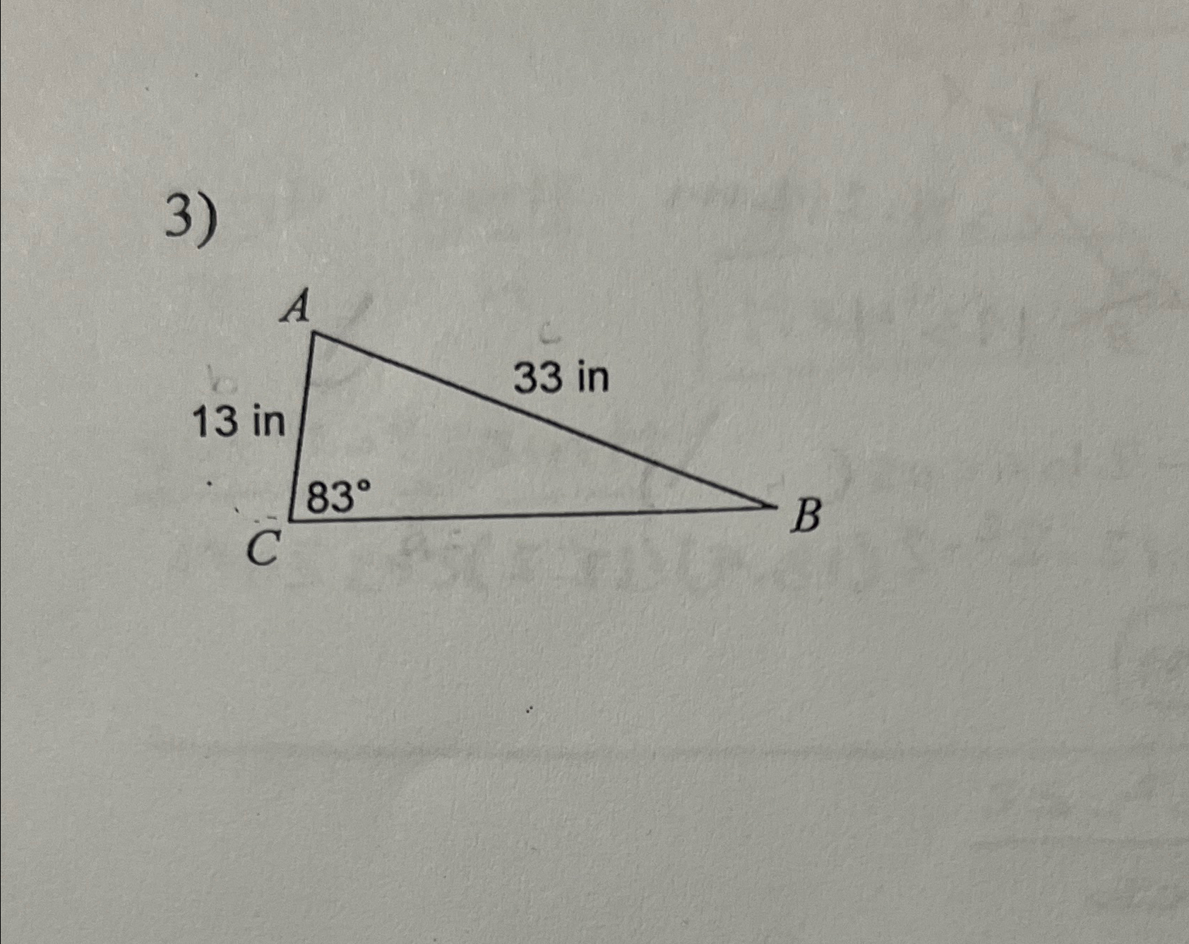 Solved Solve each triangle. Round your answer to the nearest | Chegg.com